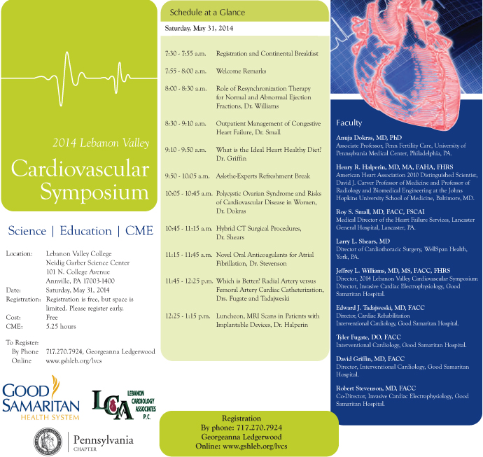 Free Registration for the 5th Annual Lebanon Valley Cardiovascular ...